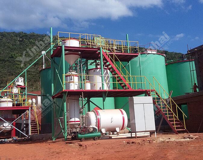 مصنع استخلاص خام الذهب 700طن/يوم في جمهورية ريمبابوي - Xinhai